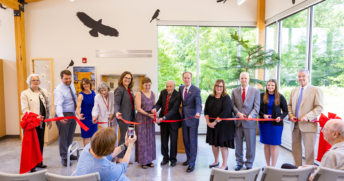 Ball State Celebrates Expansion of Dr. Joe and Alice Rinard Orchid ...