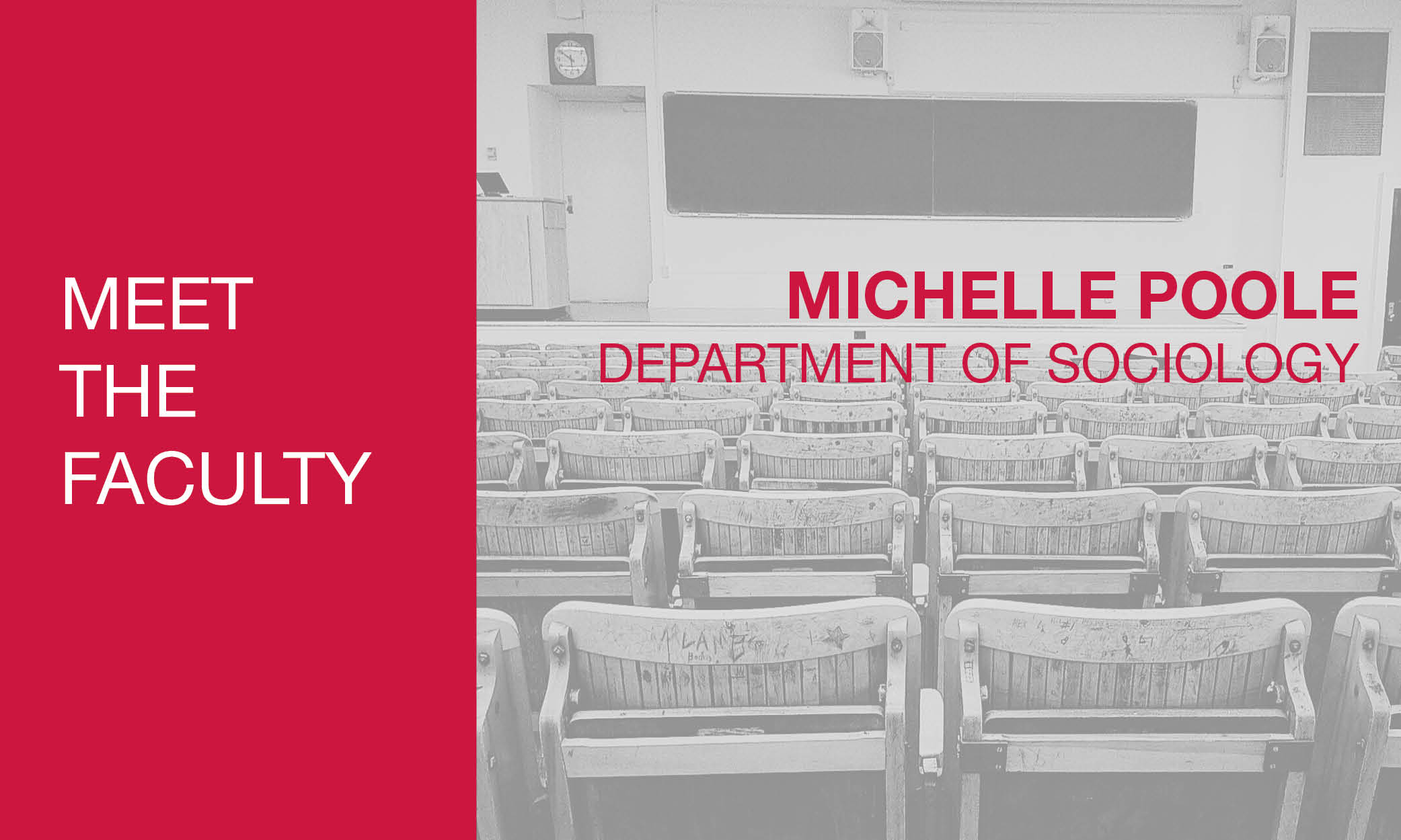 New Faculty: Michelle Poole - College of Sciences & Humanities