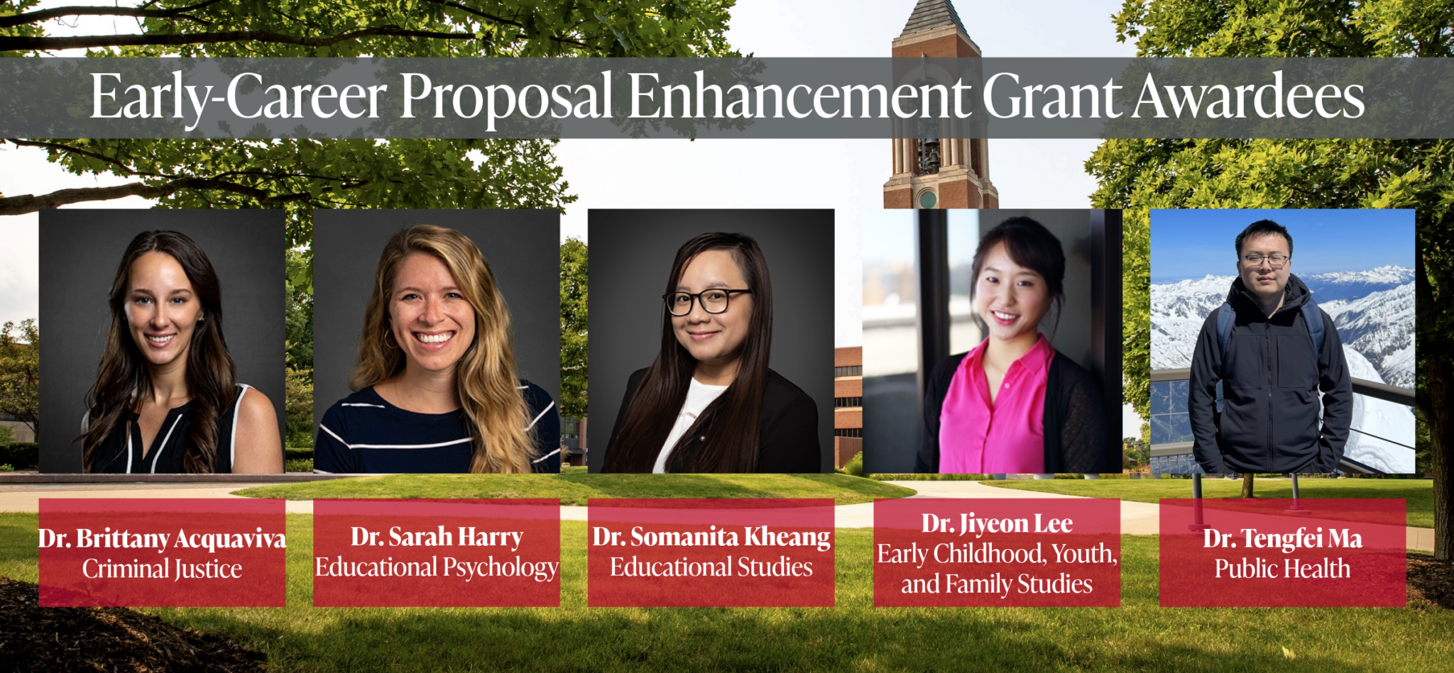 Celebrating Early-Career Faculty Internal Grant Recipients - Ball State ...