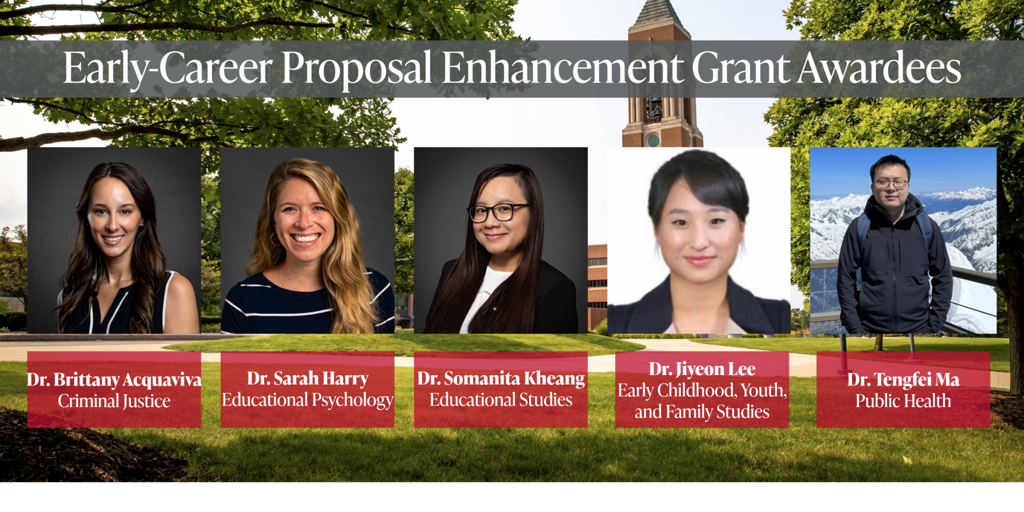 Celebrating Early-Career Faculty Internal Grant Recipients - Ball State ...