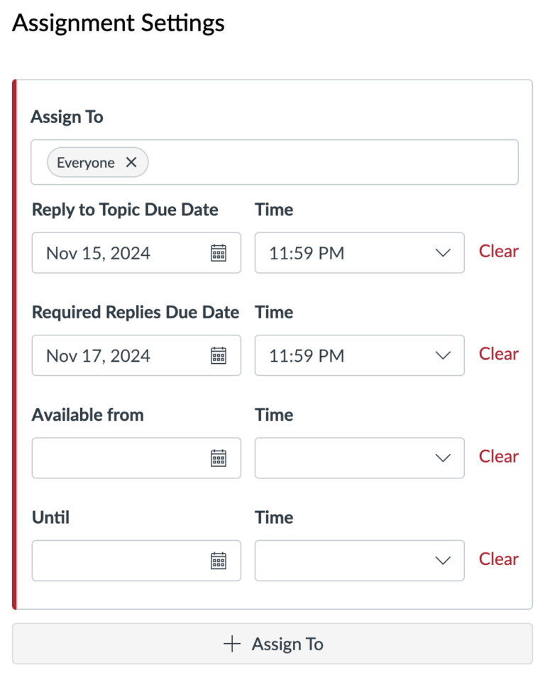 New in Canvas: Multiple Due Date Discussions with Checkpoints - The ...
