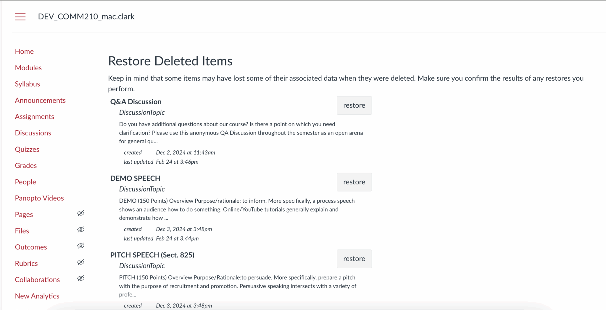 Canvas Magic: Restoring Deleted Content - The Teaching Innovation Blog